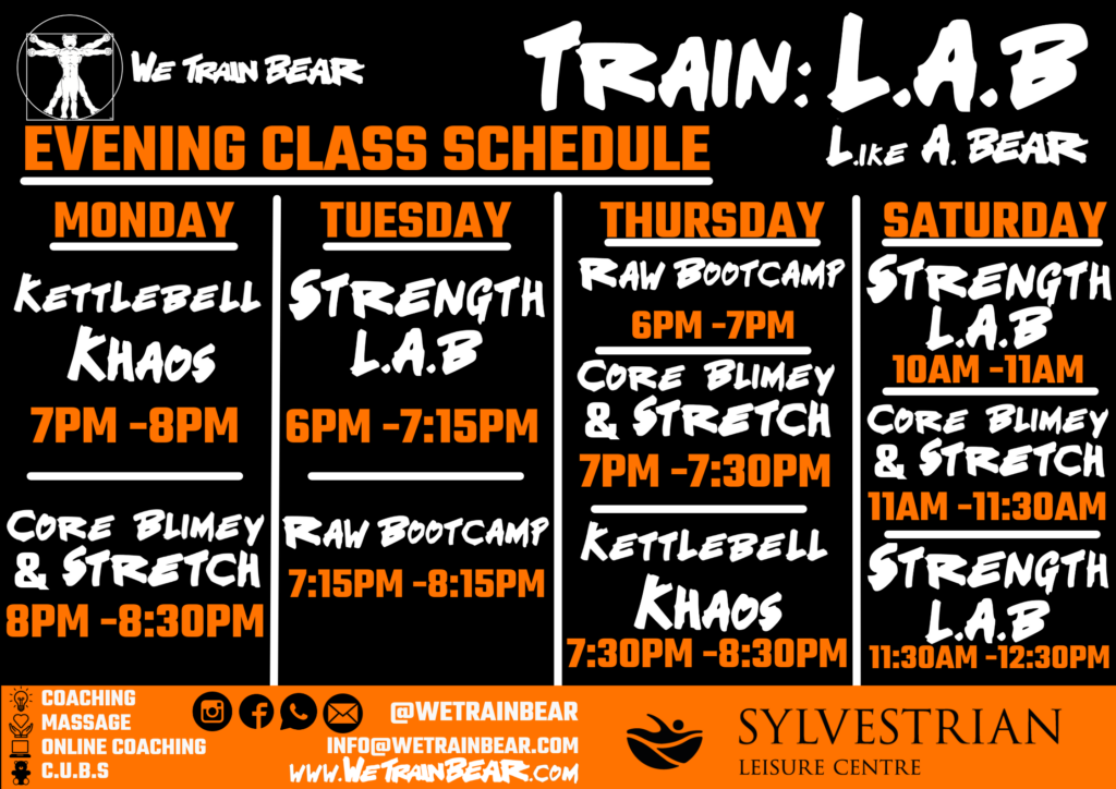 Fitness Class Timetable - Sylvestrian Leisure School